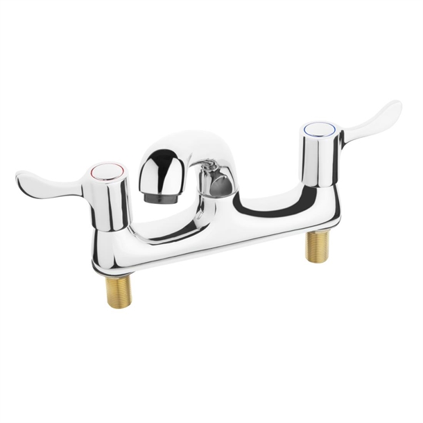 Vogue Twin Mixer Lever Deck Tap - Y770 - Buy Online at Nisbets