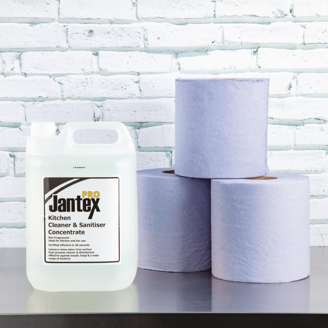 Blue Roll Paper Towels - Jantex | Nisbets Australia