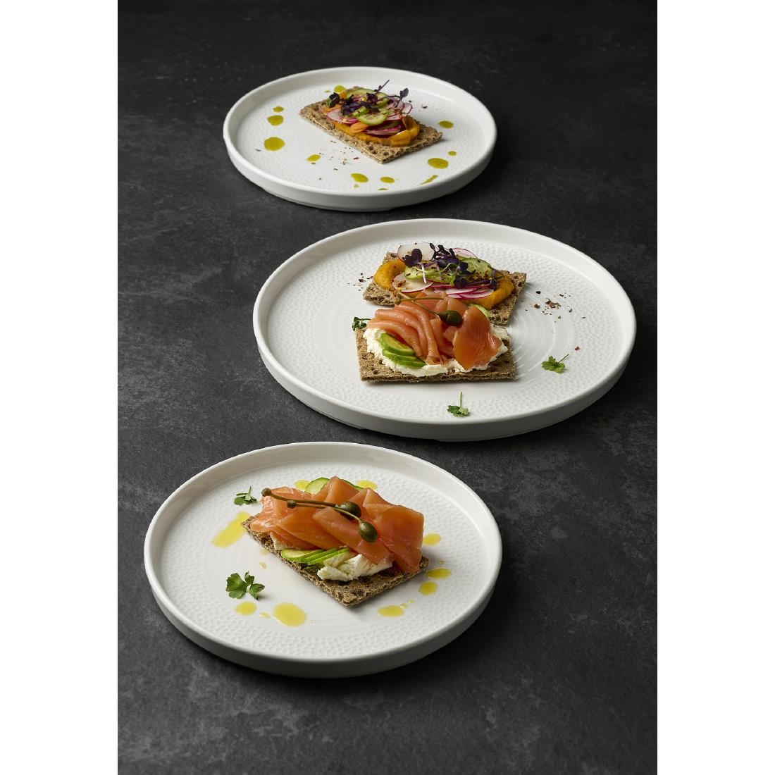 Churchill Isla White Walled Plate 260mm (Pack of 6) - DX129 - Buy ...
