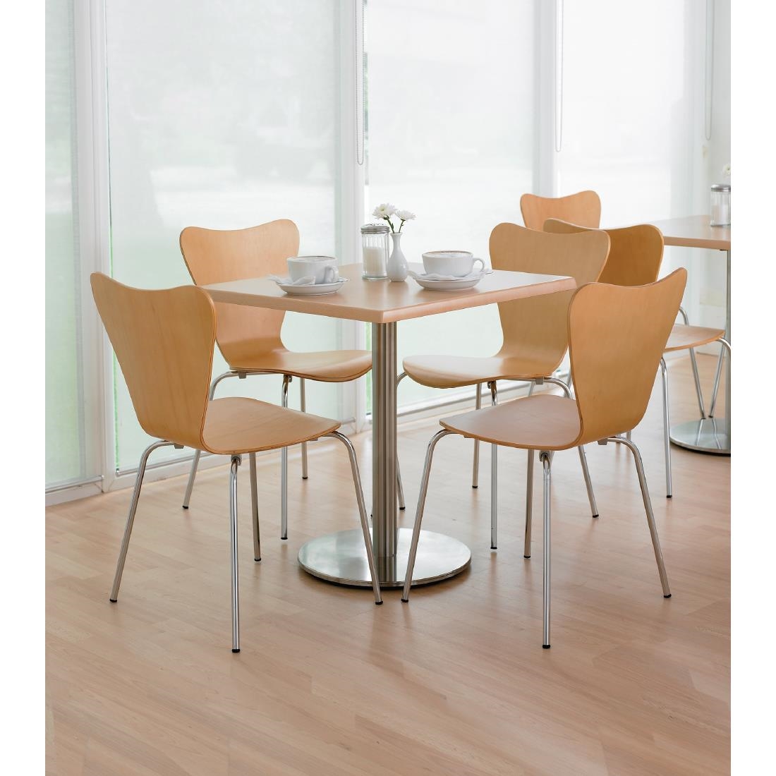 Bolero Stainless Steel Round Table Base - U552 - Buy Online at Nisbets