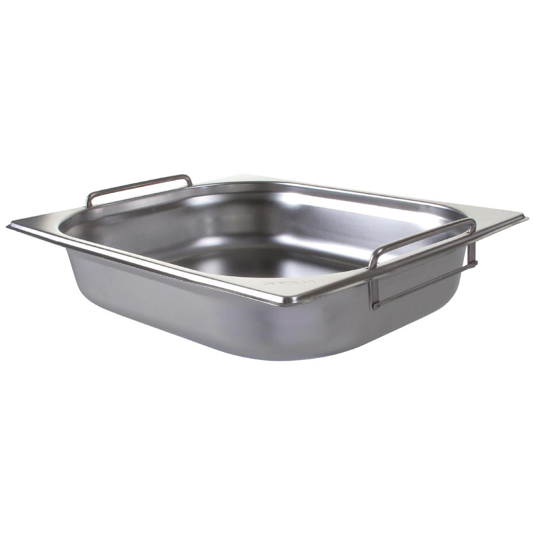 Vogue Stainless Steel 1/2 Gastronorm Tray with Handles 65mm - CB182-A ...
