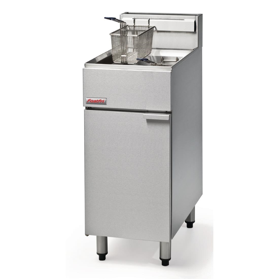 FastFri by Moffat Freestanding Single Pan Double Basket Gas Deep Fryer ...
