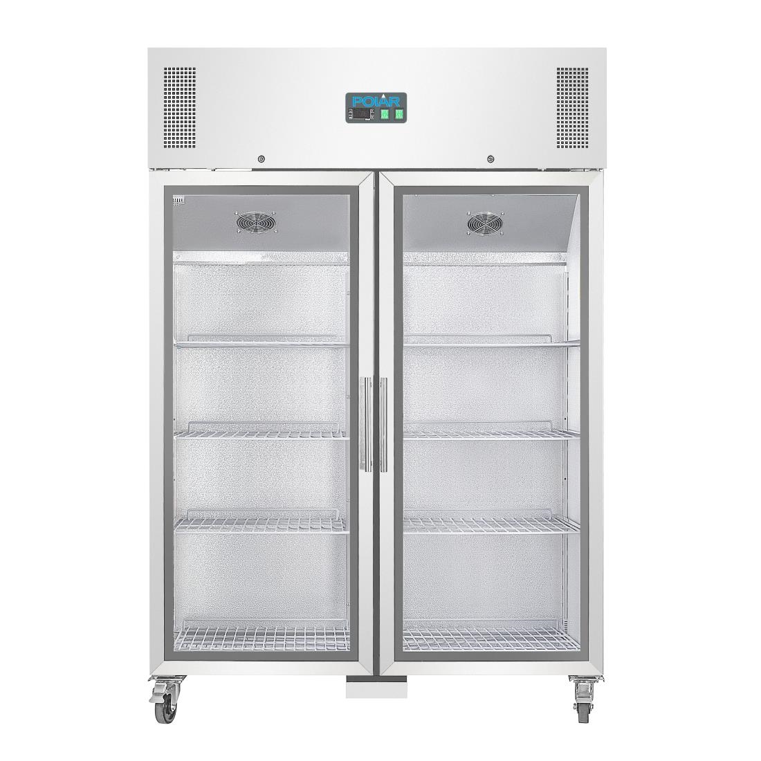 Polar G-Series Upright Double Door Gastro Display Fridge 1200Ltr ...
