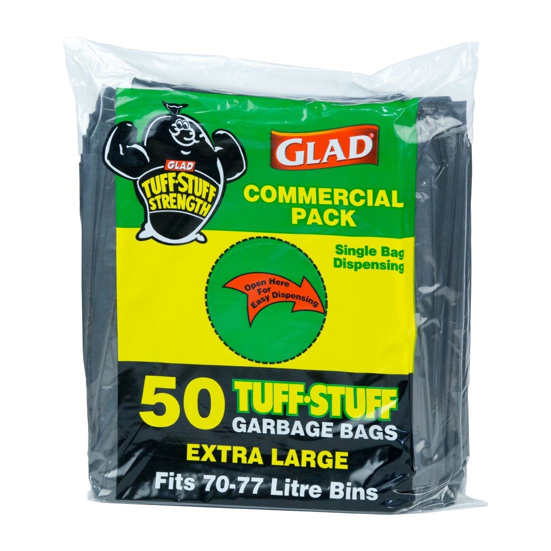 Glad tuff stuff garbage bag XL 70-77ltr (pack of 50) - DD467 - Buy ...