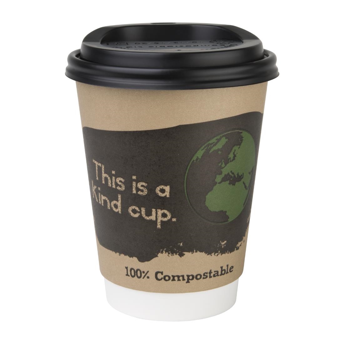 Fiesta Compostable Coffee Cups Double Wall 340ml (Pack of 25) - CU987 ...