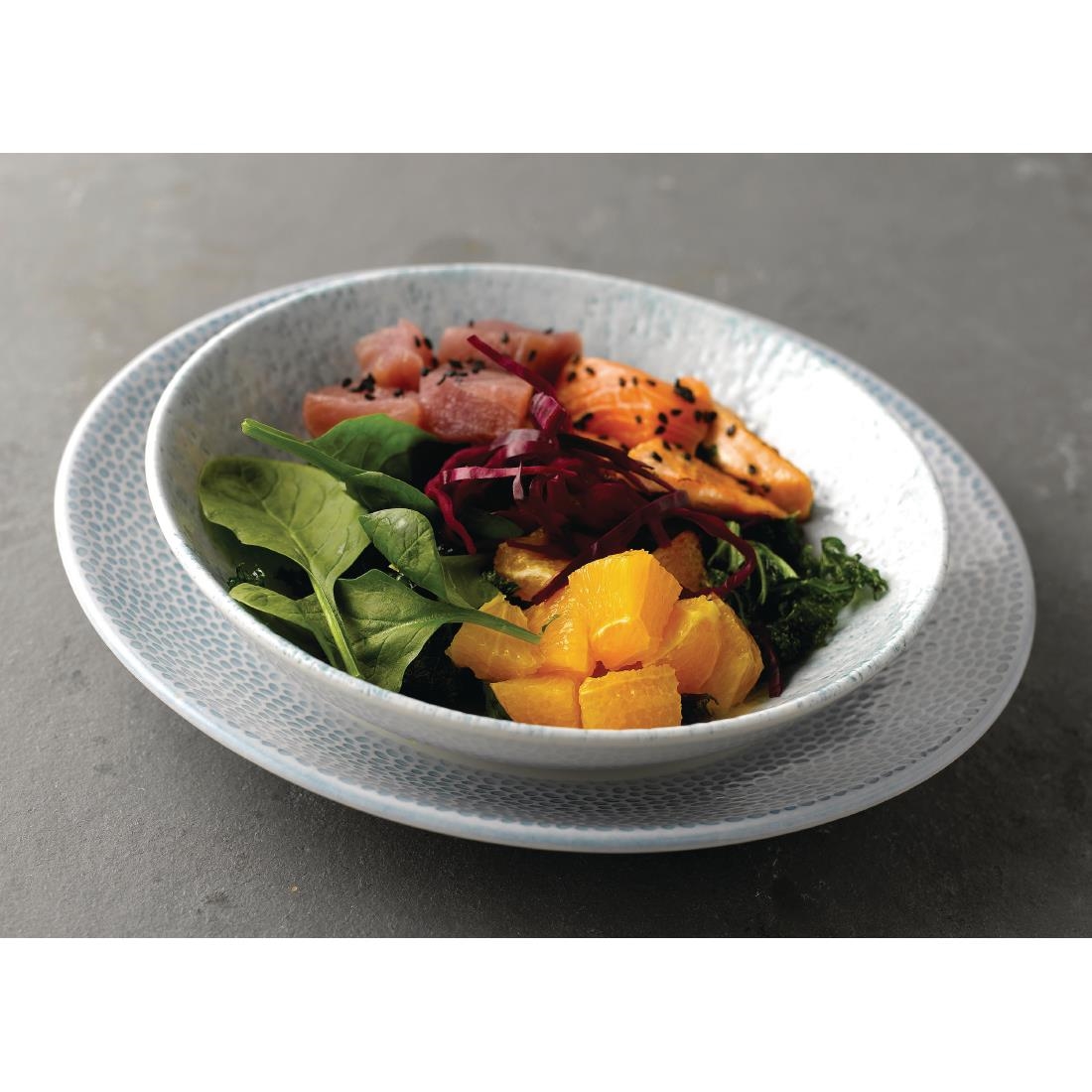 Churchill Isla Deep Coupe Plates Ocean Blue 255mm (Pack of 12) - FA685 ...