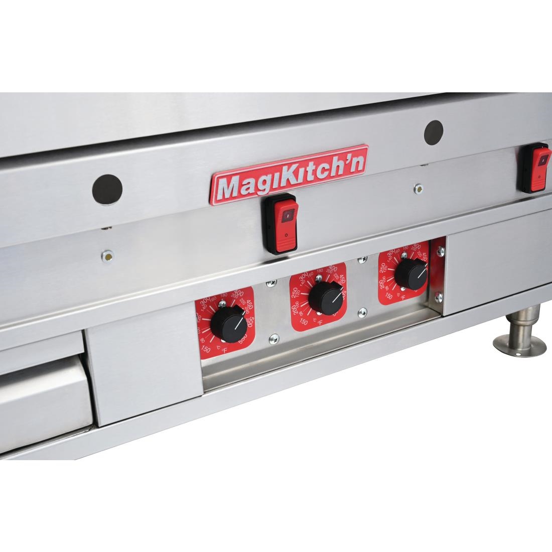 MagiKitch'n Heavy Duty Chrome Griddle MKG36 - FP870 - Buy Online at Nisbets