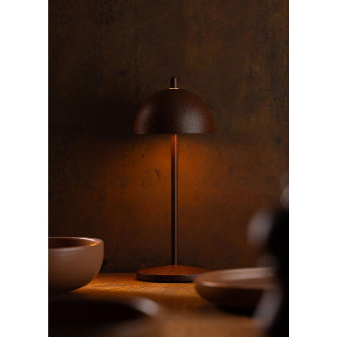 Utopia Antigua LED Cordless Table Lamp 300mm Corten (Pack of 6) - FU976 ...