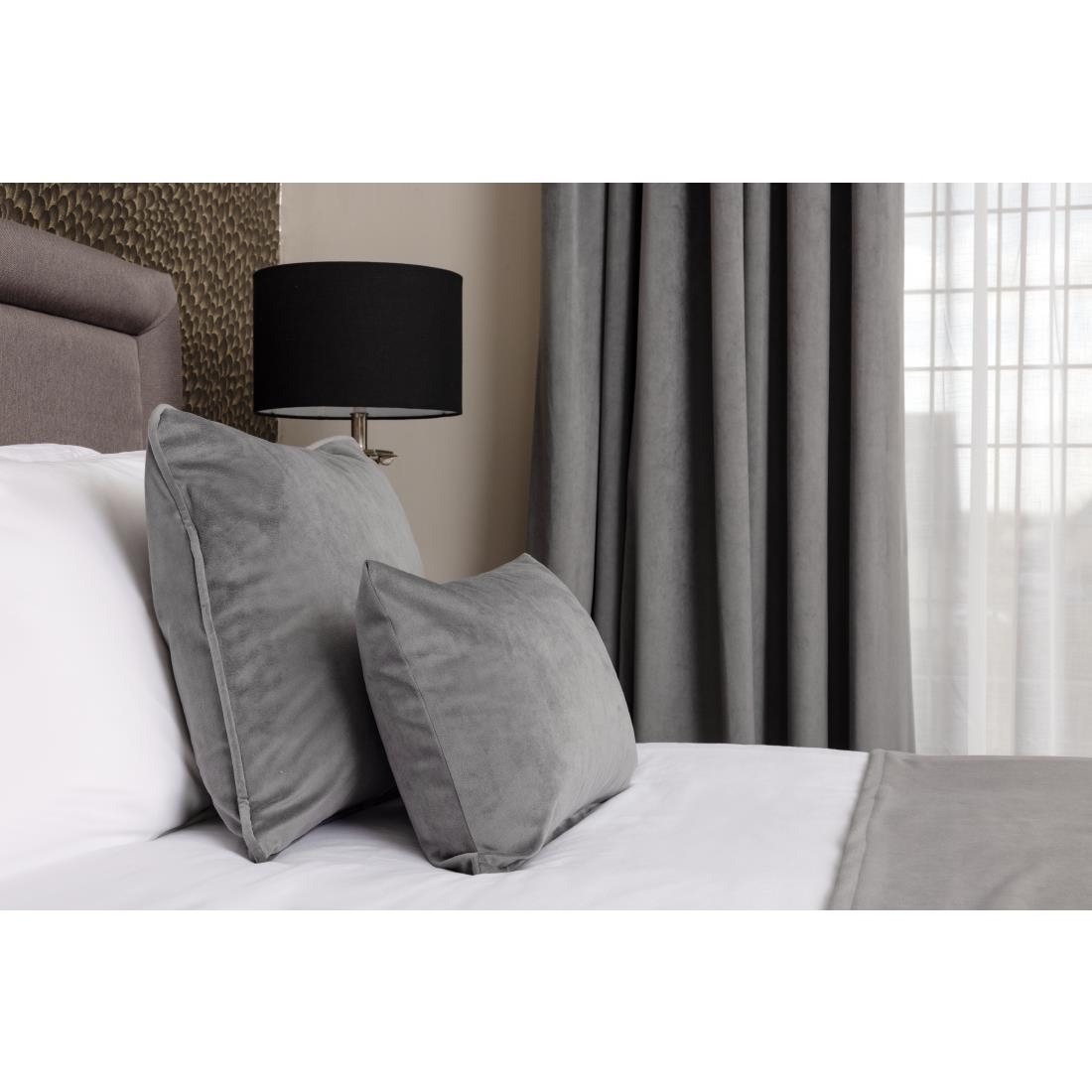 Mitre Luxury Buckingham 40mm Eyelet Curtains Pewter - P_FX537 - Buy ...