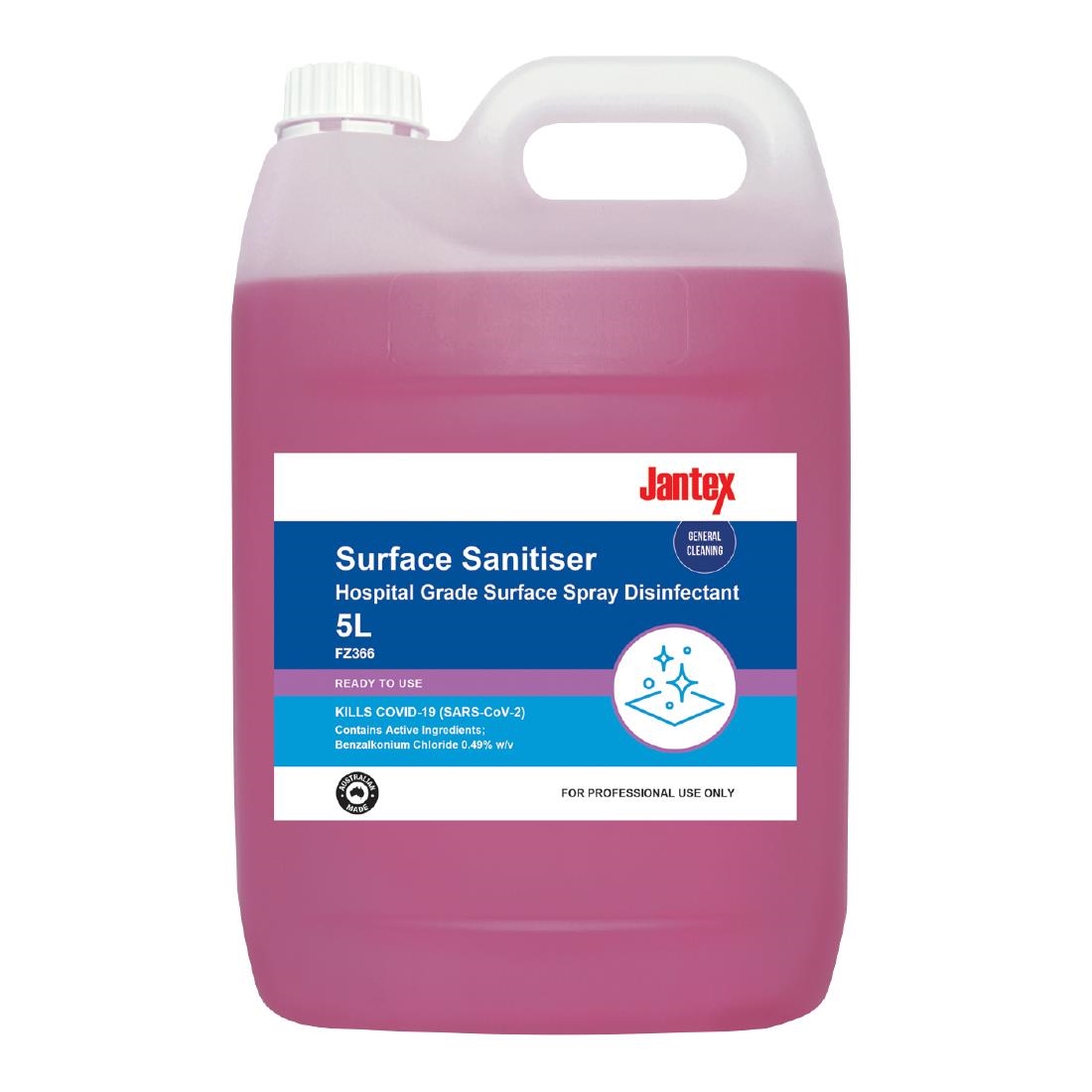 Jantex Hospital Grade Disinfectant Surface Spray - 5Ltrs - FZ366 - Buy ...