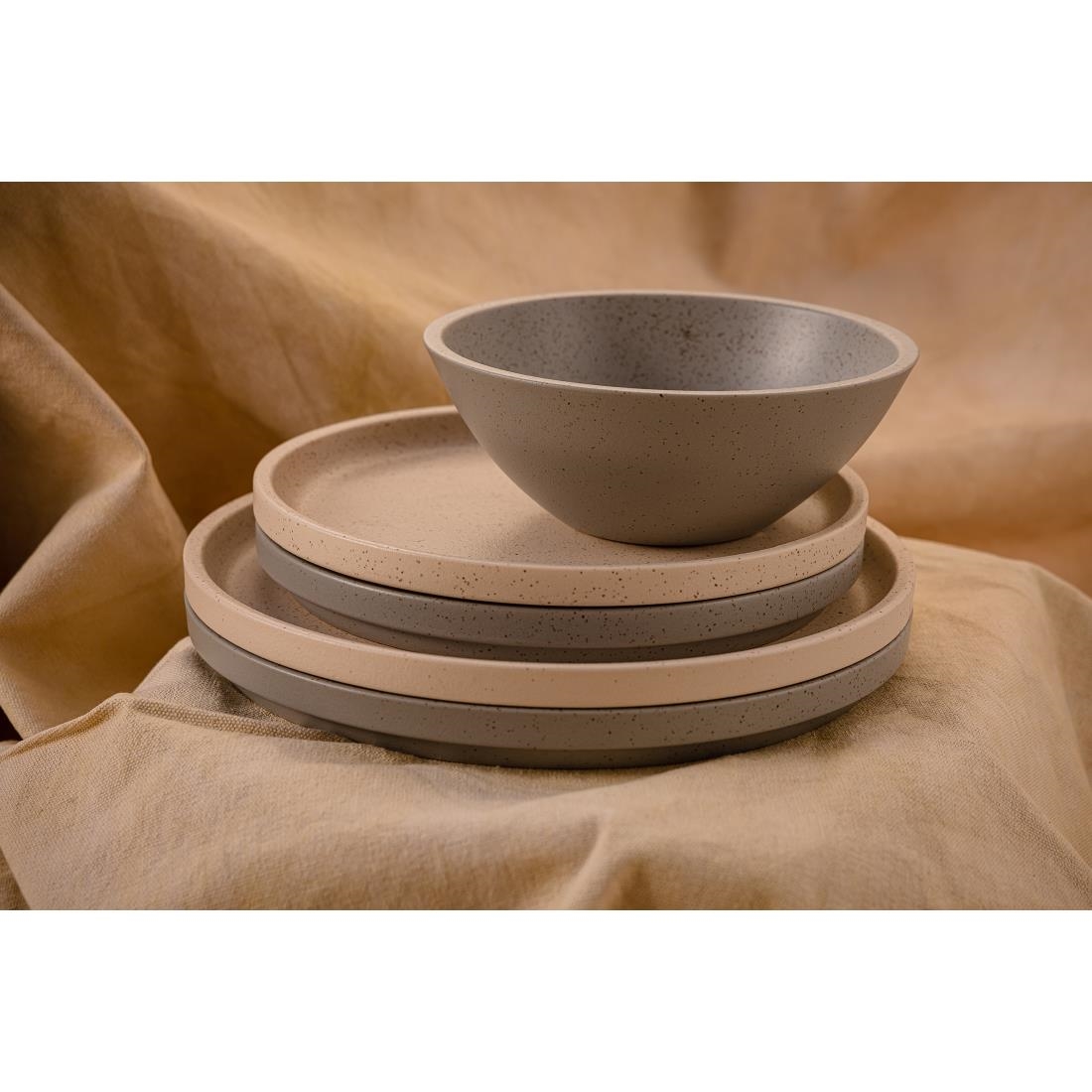 Luzerne Dune Ash Stackable Plate 270mm (Box 3) - FZ881 - Buy Online at ...