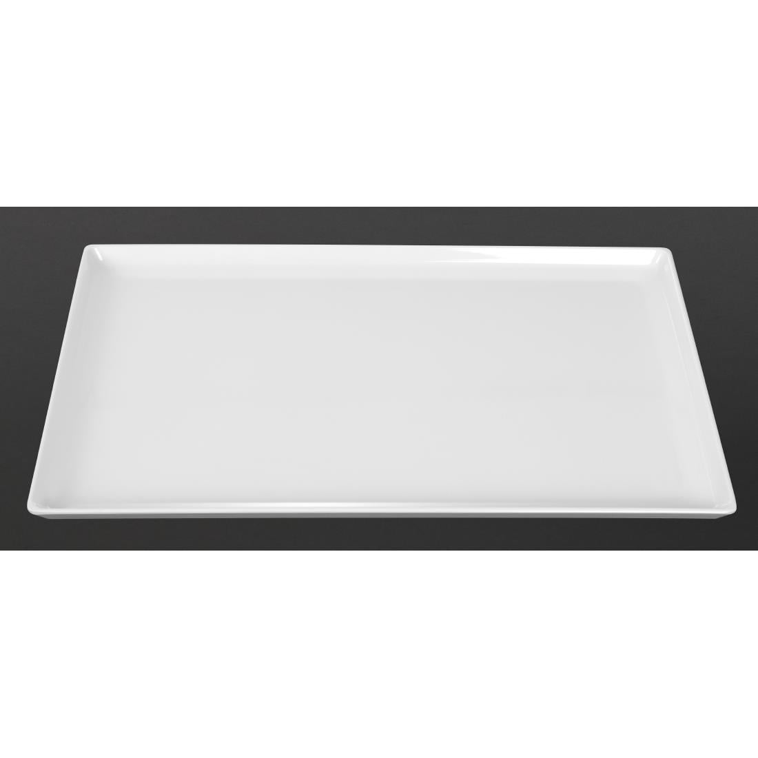 APS Float Melamine Tray White GN 1/1 - GF074 - Buy Online at Nisbets