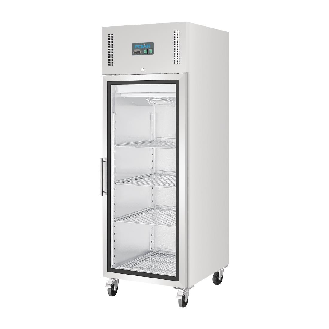 Polar G-Series Gastro Display Glass Door Fridge 600Ltr - Stainless ...