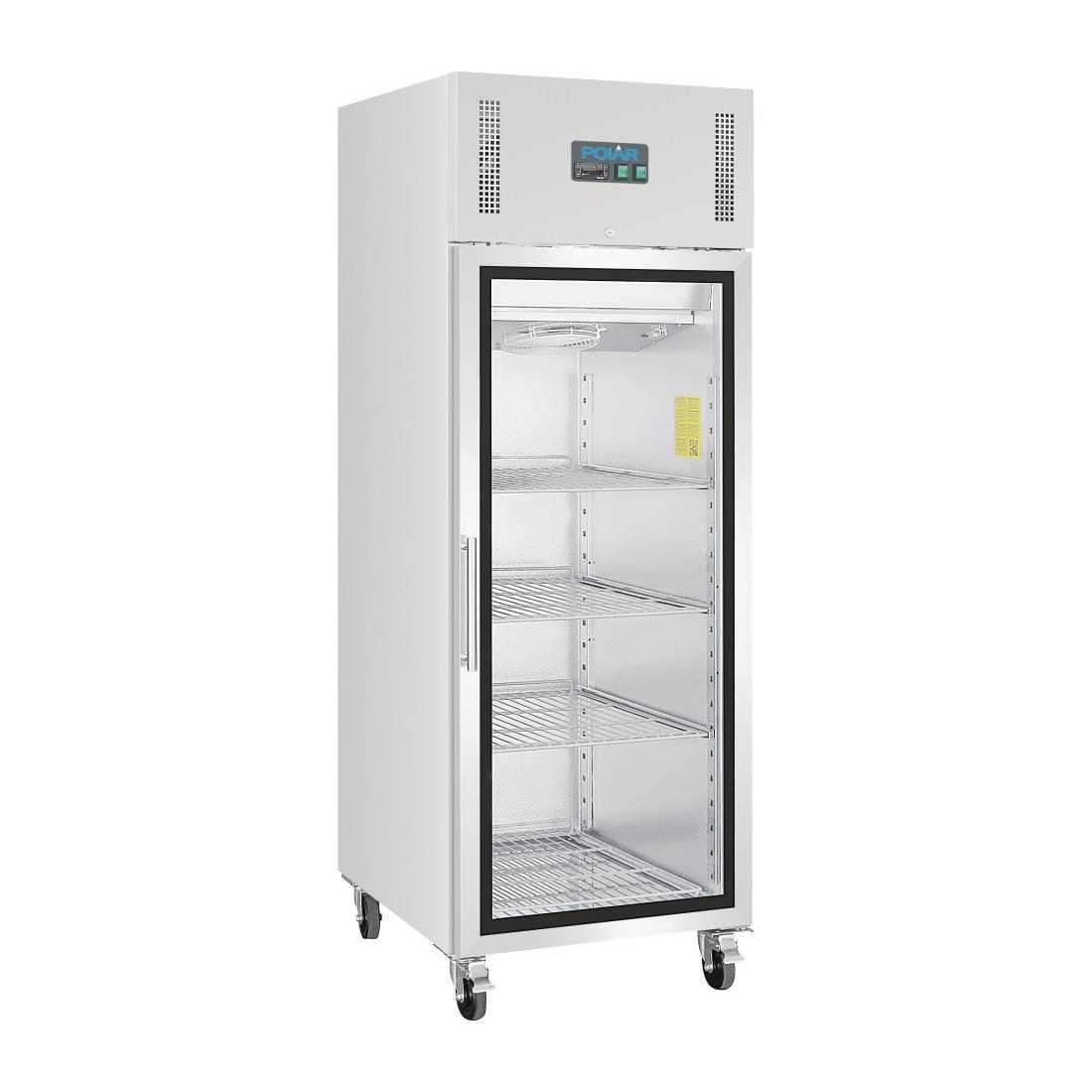 Polar G-Series Gastro Display Glass Door Fridge 600Ltr - Stainless ...