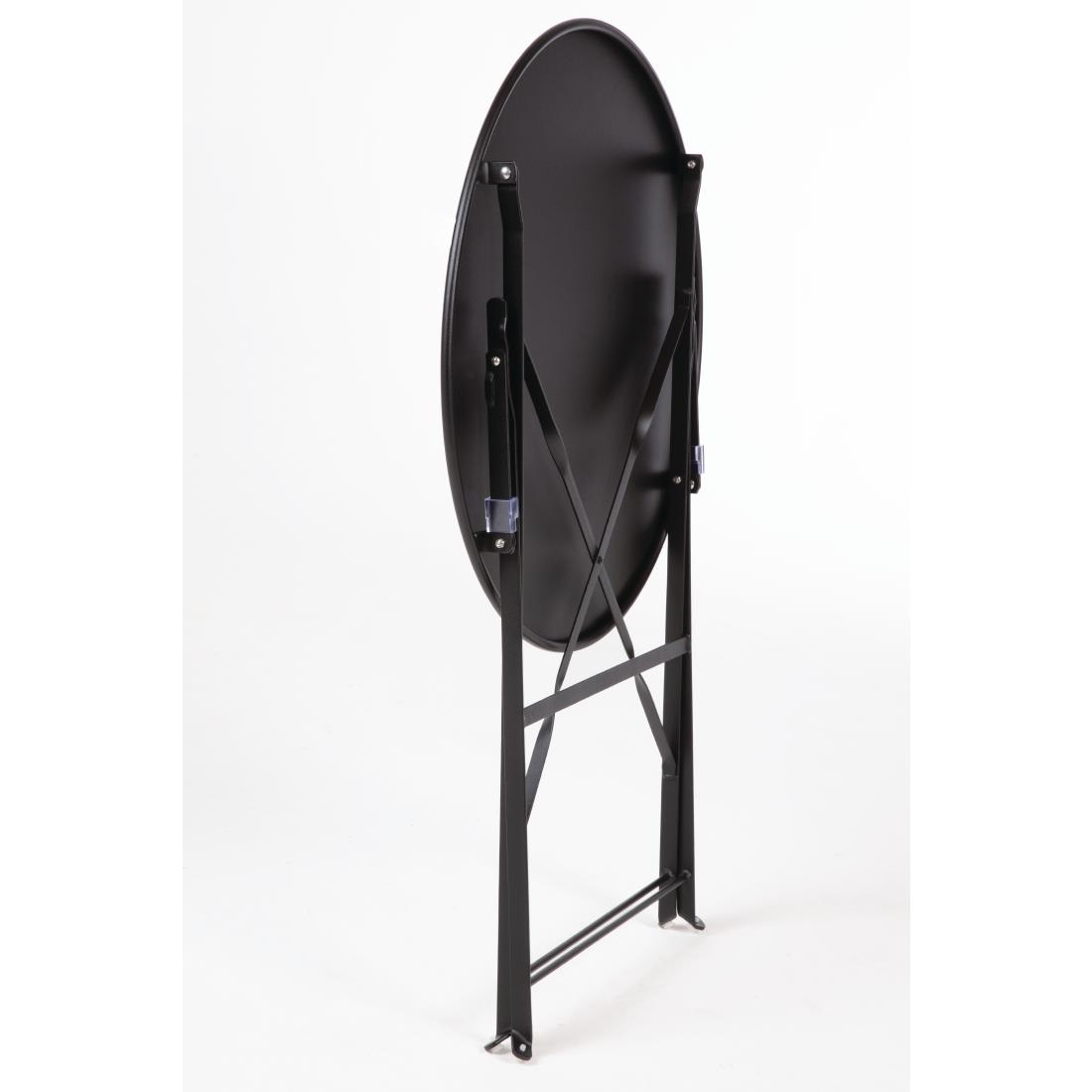 Bolero Black Pavement Style Steel Table 595mm - GH558 - Buy Online at ...