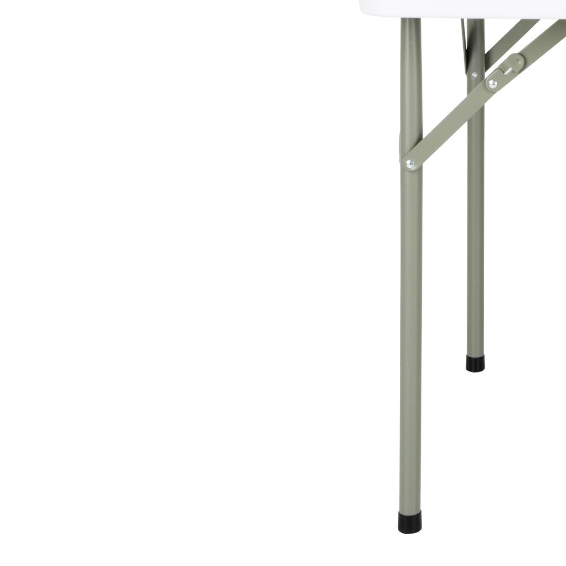 Bolero HDPE Square Folding Table 3ft White (Single) - Y807 - Buy Online ...
