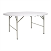 Bolero 5ft Round Folding Table White - CC506 - Buy Online at Nisbets